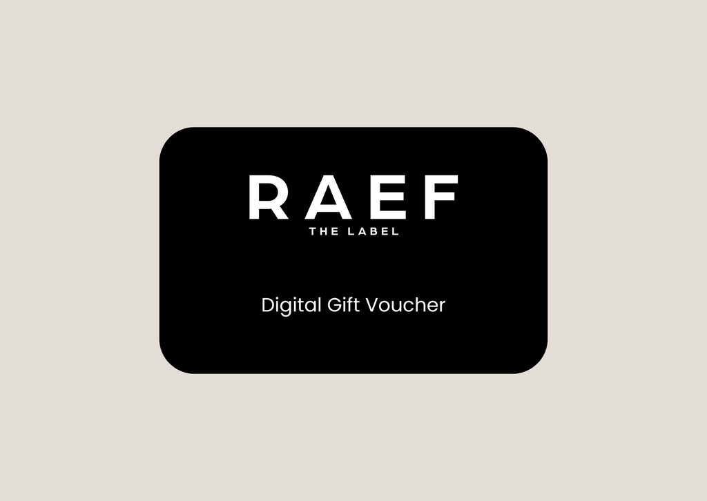 RAEF Gift Card – RAEF The Label