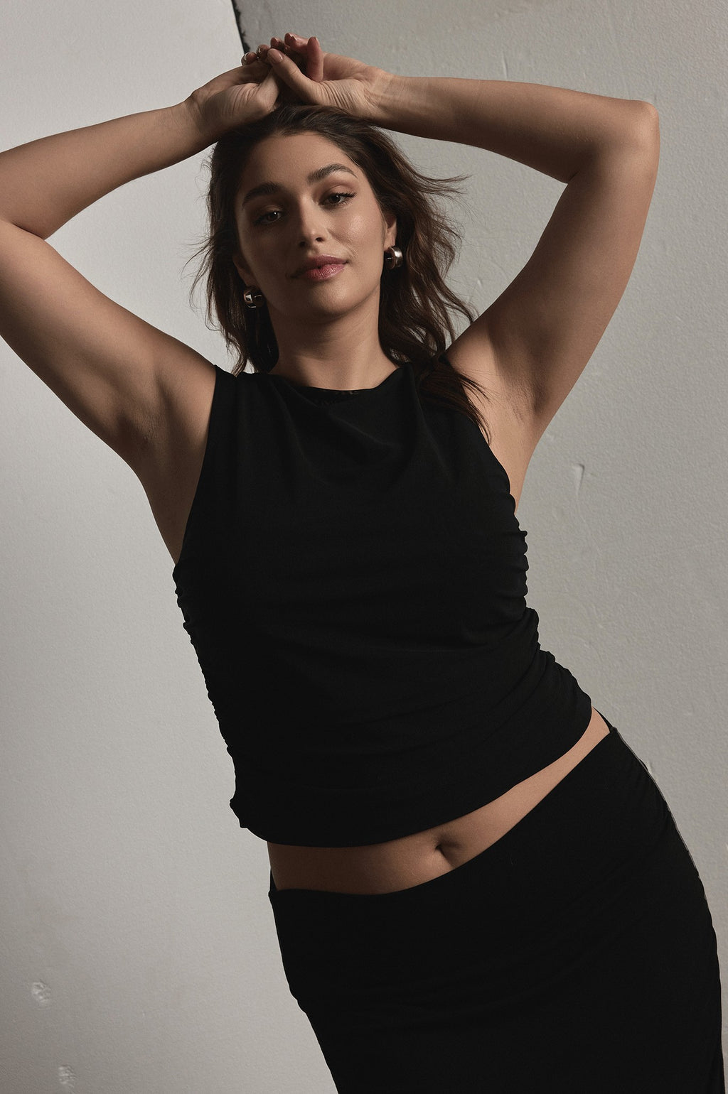 Moss Micro Mesh Top - Black – RAEF The Label